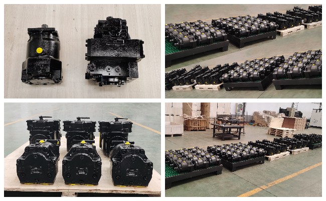 Max power 95KW Rice Harvester Hydraulic Oil Pump Motor System Simple Layout