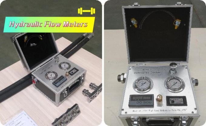 Compact MYHT-1-5 Hydraulic Flow Meters For Excavators Testing Hydraulic ...