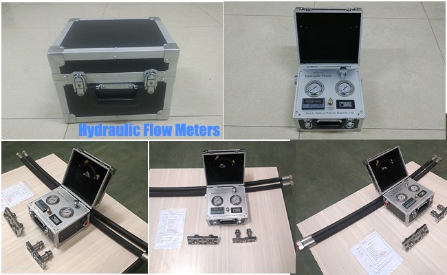 MYHT-1-4 Hydraulic Flow Meters With Data Display For Oil Temperature ...