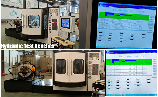 Professional Hydraulic Test Bench With Flow Rate 500 L/Min Pressure Up ...