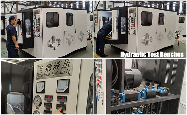 Professional Hydraulic Test Bench With Flow Rate 500 L/Min Pressure Up ...