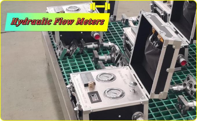 High Pressure Hydraulic Flow Meter 500L/Min Max Pressure 420 Bar