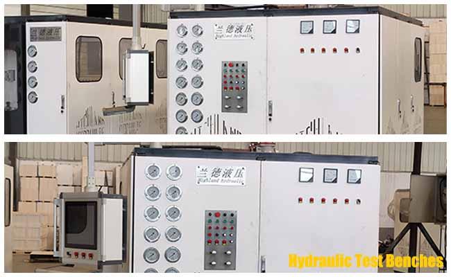 Testing Machine Hydraulic Test Benches 500 L/Min Flow Rate 42 Mpa ...