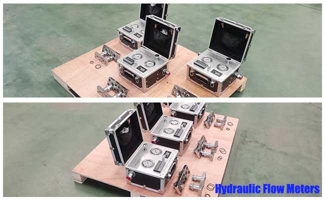 Max Pressure 420 Bar Accurate Hydraulic Flow Meters With Data Display