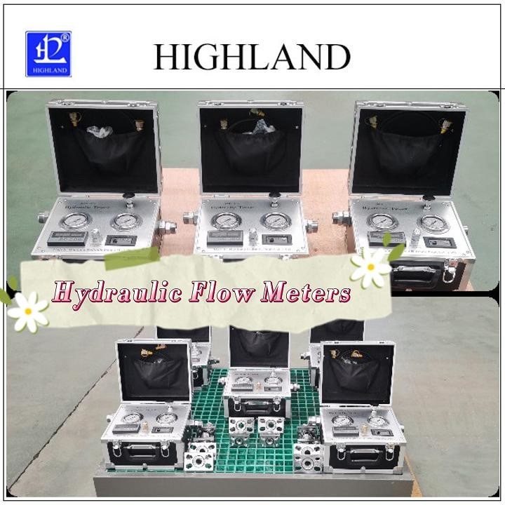 Compact MYHT-1-5 Hydraulic Flow Meters For Excavators Testing Hydraulic ...
