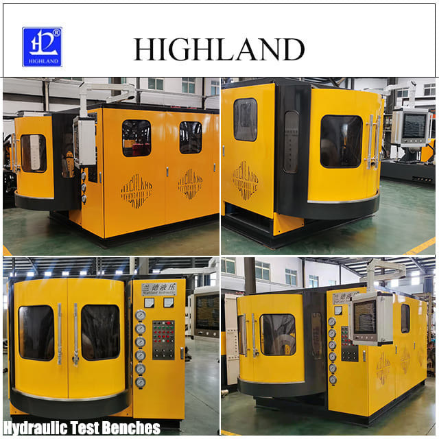 HIGHLAND Reliable Hydraulic Test Benches Easy To Operate High Flow Rate ...