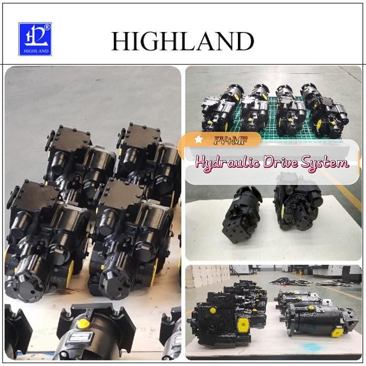 Automatic Control Type Hydraulic Drive System For Harvesters