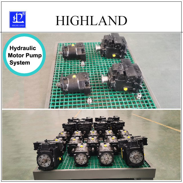 Simple Layout Hydraulic Transmission System For Silage Machine LPV70