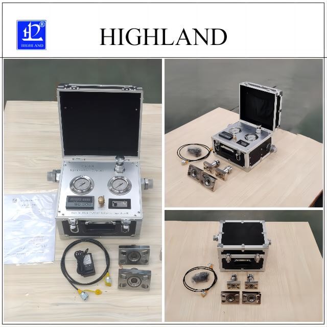 Digital Hydraulic Flow Gauge Hydraulic Pressure Test Kit Testing ...