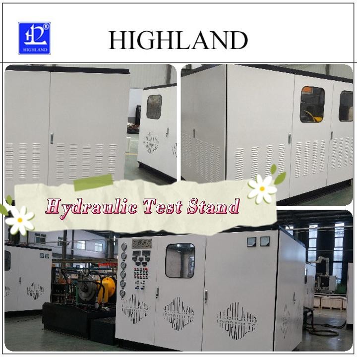 Compact 110 Kw Hydraulic Test Stands for Excavators with Clear Pipeline ...