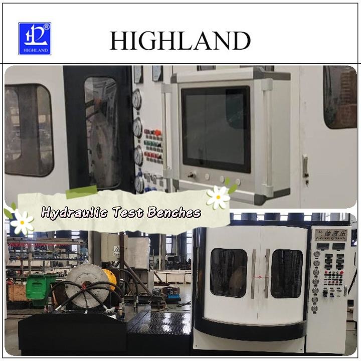HIGHLAND Hydraulic Testing Machine Hydraulic Test Bench With High Oil ...
