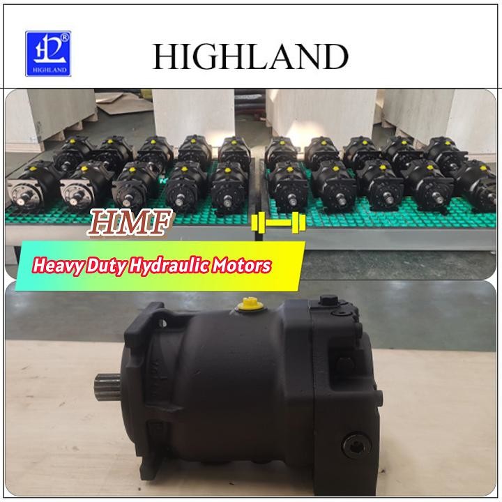Heavy Duty HMF90 Hydraulic Motors Cast Iron Housing Easy Maintenance ...