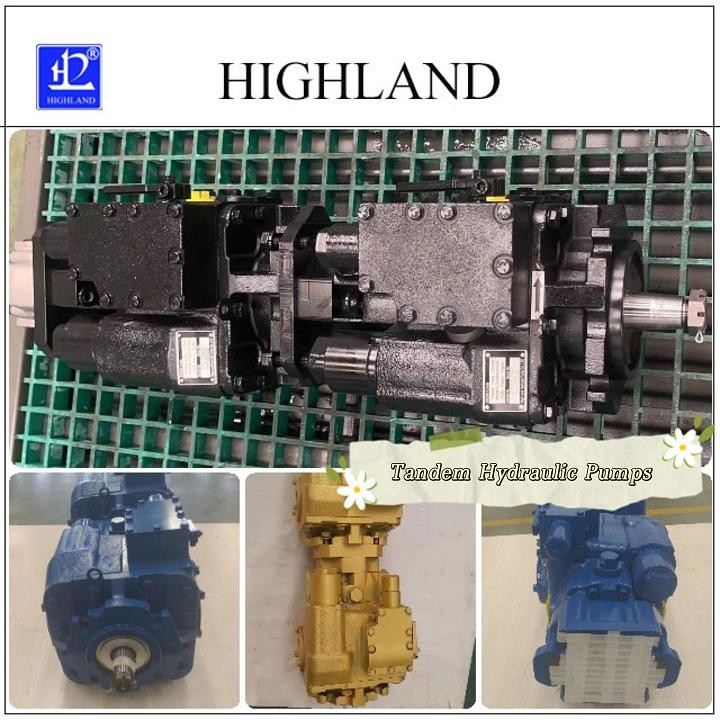Variable Displacement Tandem Hydraulic Pumps for Left or Right Rotation ...
