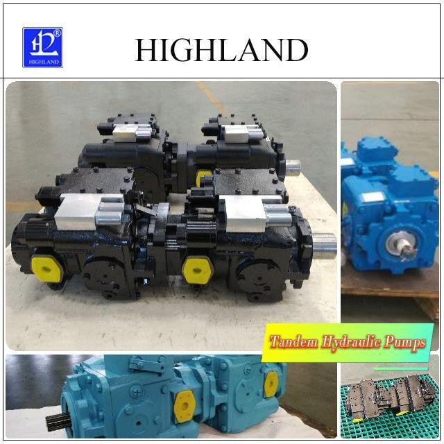 Swash Plate Design Tandem Hydraulic Pumps for Smooth Operation